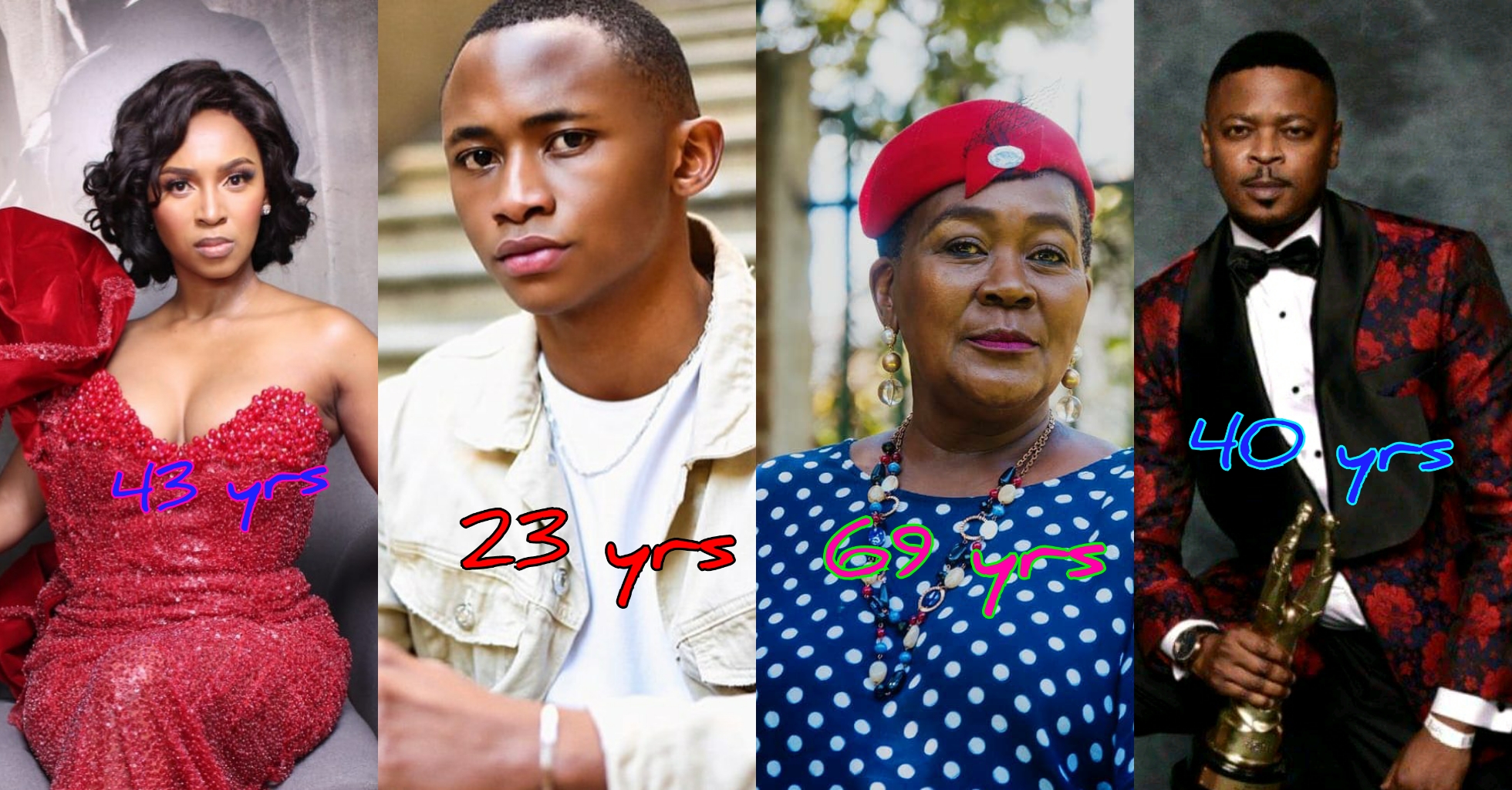 Gomora actors, roles and their ages - Southern African Celebs